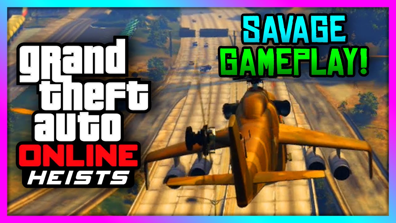 GTA 5 Heists DLC - NEW "Savage Attack Chopper" - NEW Attack Chopper ...