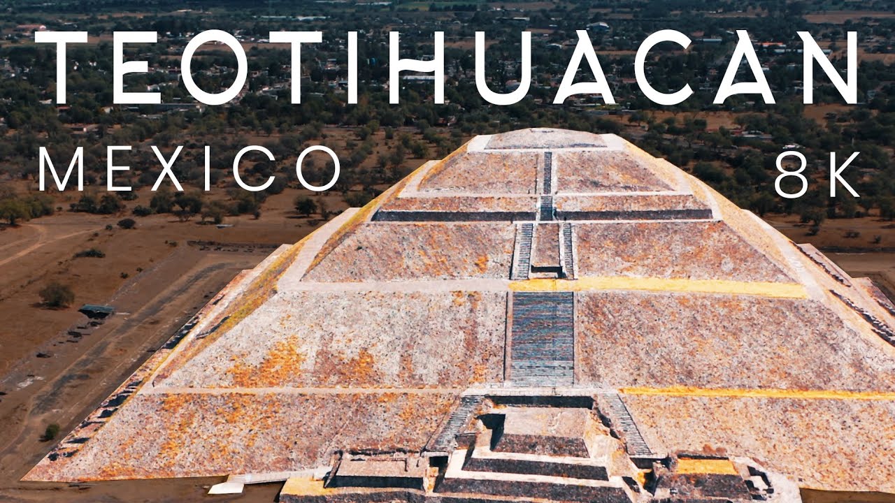 LARGEST PYRAMIDS in MEXICO. Aztec Ruins near Mexico City. TEOTIHUACAN ...