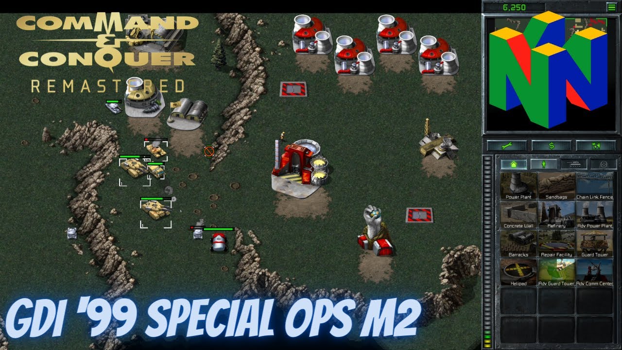 Command & Conquer Remastered - Console Missions - GDI '99 SPECIAL OPS ...
