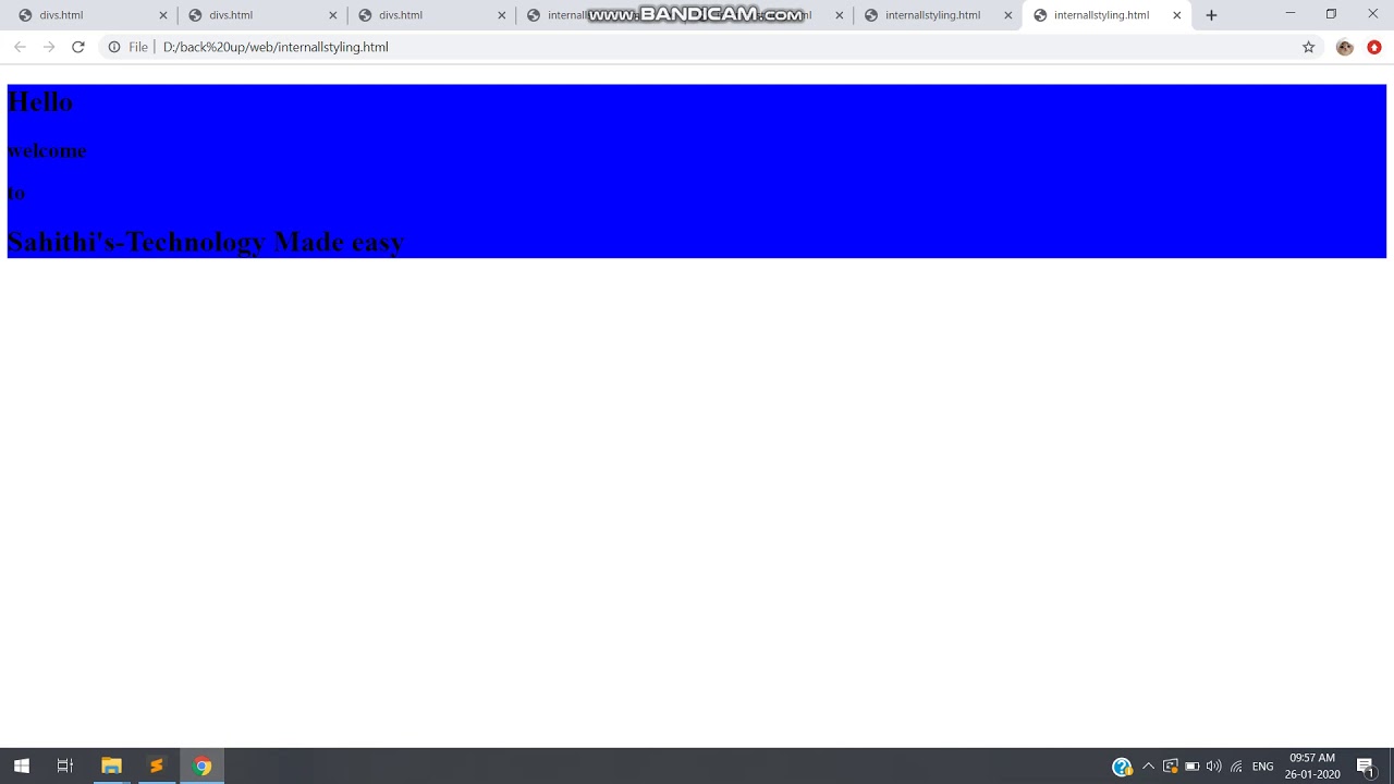 Web Technology : 5th Tutorial from scratch upto making a responsive web ...