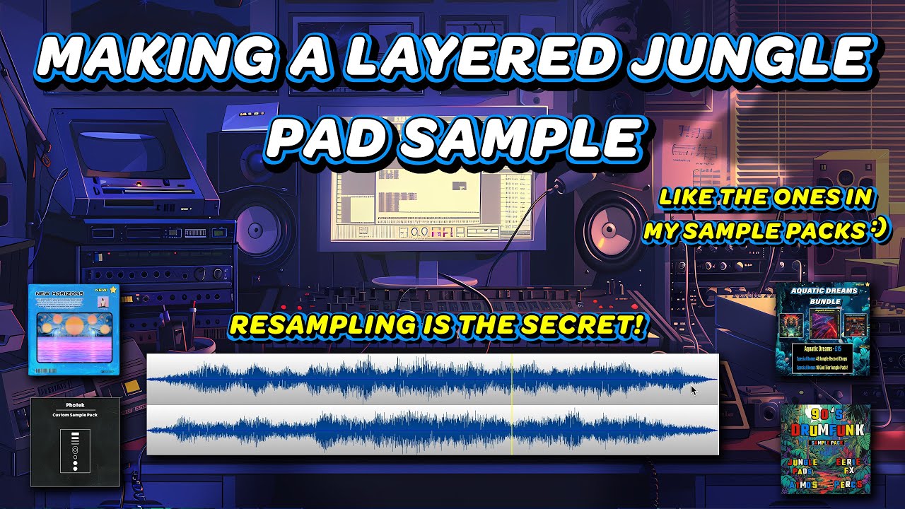 Making a Layered Jungle Pad Sample - YouTube