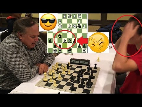 Carlini's Trash Talk Makes 13 Year Old Master Blunder!!! NM Ruthless Robert vs The Great Carlini
