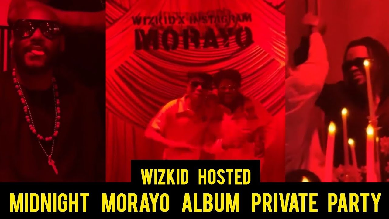 Wizkid Hosted Olamide, 2face, Ruger , Seyi Vibez on Morayo Album Party ...