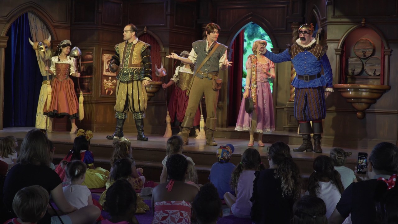 4K Disneyland Royal Theater -Tangled - YouTube