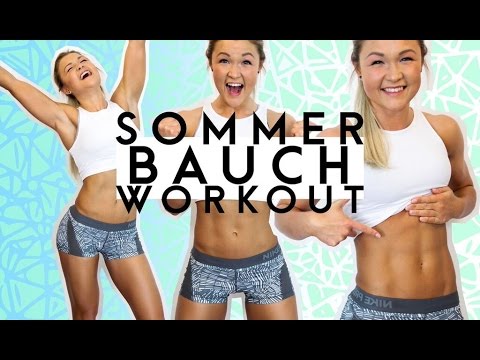 ♥HOME BIKINI BAUCH Workout♥ | FIT für den Sommer | Sophia Thiel