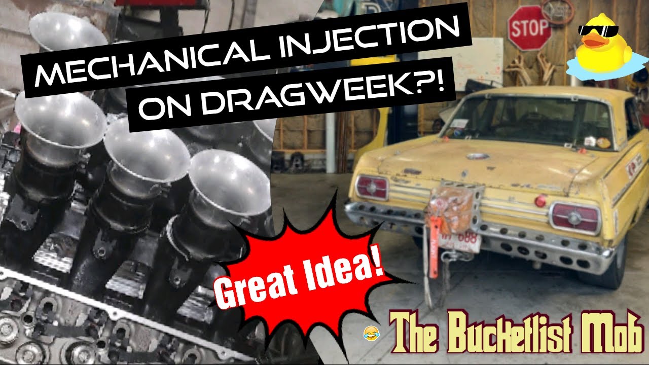 Mechanical Injection for drag week?? Great Idea! - YouTube