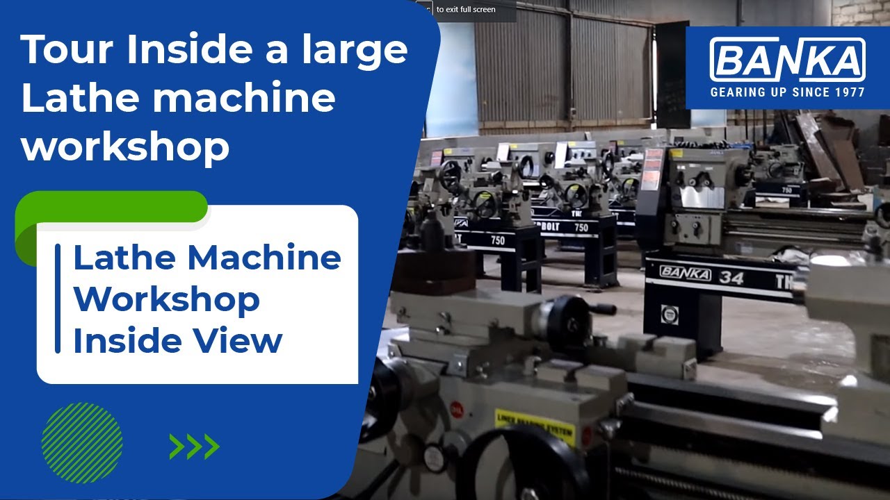 Banka Machine Making Work Floor. - #Large_Workshop In Lathe Machine ...