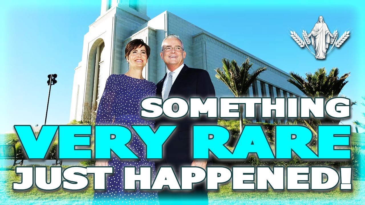 A RARE Occurance at Yesterday's Temple Dedication!!! - YouTube