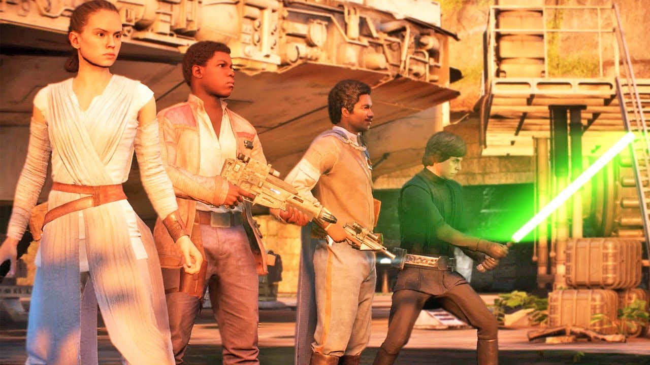 Star Wars Battlefront 2: Rave de Sabres de Luz - YouTube