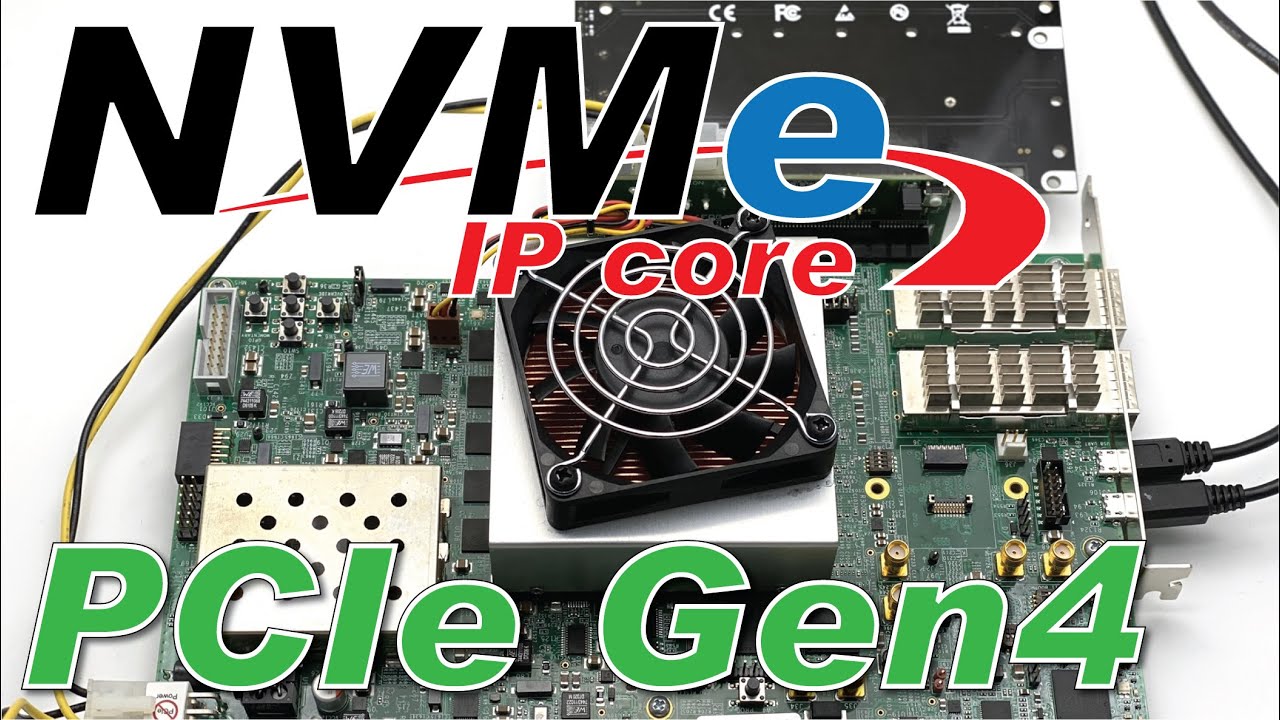 Design Gateway Nvmeg4 Ip Core Including Pcie Gen4 Soft Ip Inside On Xilinx Vcu118 Youtube