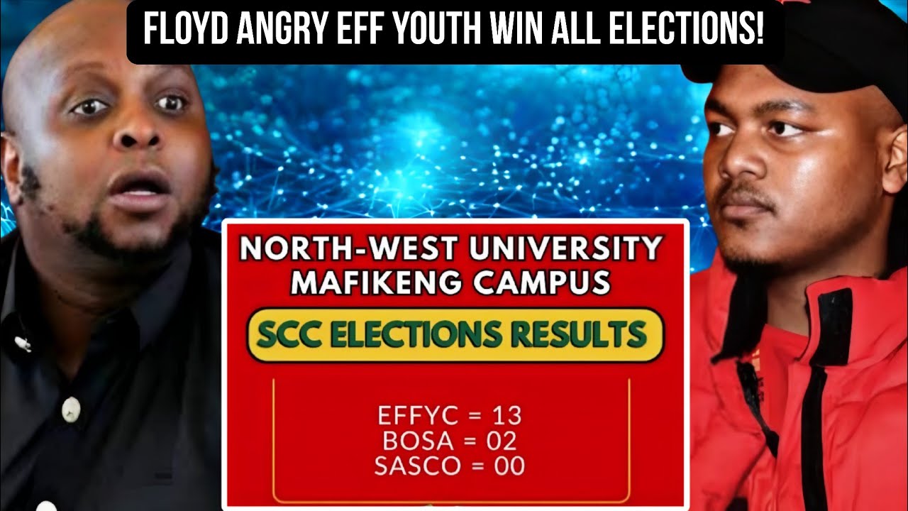 FLOYD SHIVAMBU ANGRY EFF YOUTH & STUDENTS WINNING ALL ELECTIONS IN ...