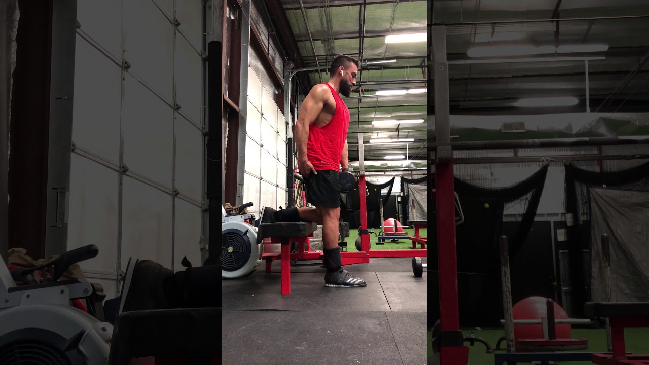 Single Leg RDL w/bench support - YouTube