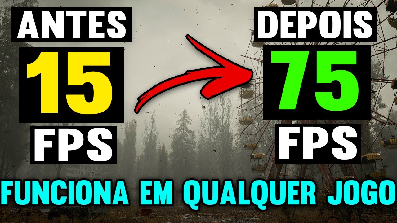 Como Aumentar O FPS De Qualquer Jogo ( Jogos Pesados Em PC fraco ...