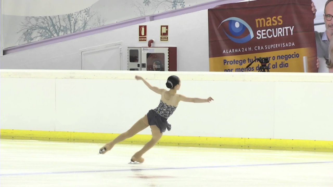 2015 ISU Junior Grand Prix - Logroño Ladies Free Skate Tessa HONG USA ...
