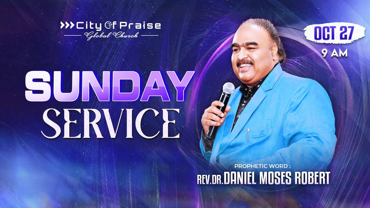 🔴🅻🅸🆅🅴 - SUNDAY SERVICE | 27 OCTOBER 2024 | Rev.Dr.Daniel Moses Robert ...