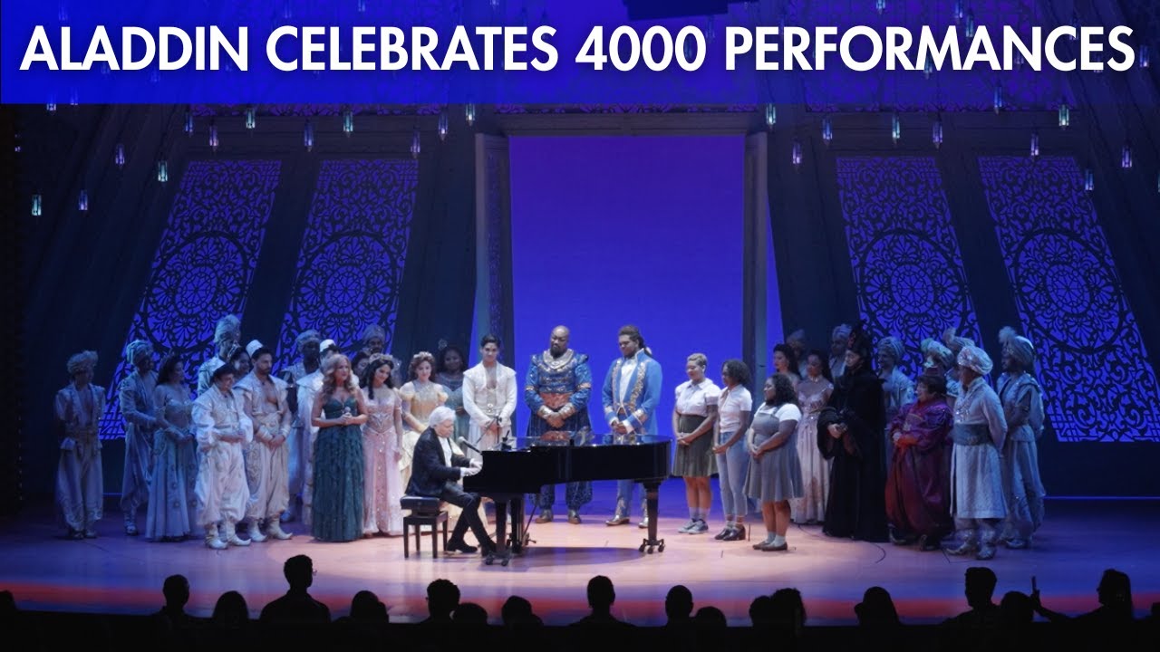 ALADDIN Celebrates 4,000 Performances on Broadway with Tribute to ...