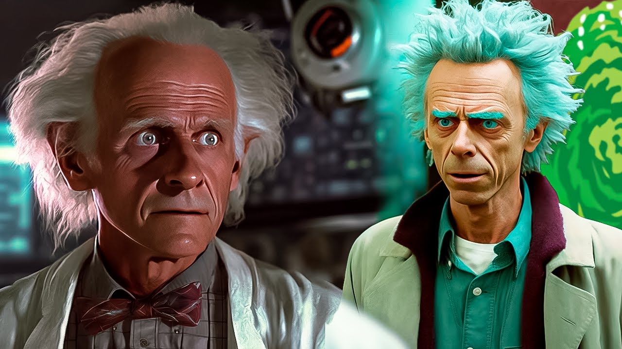 Rick Sanchez and Emmett Brown Caught in a Neural Network - YouTube
