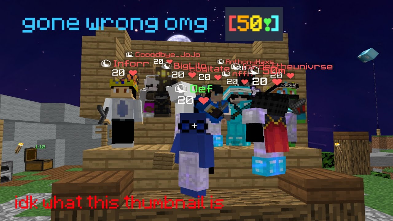 Hypixel Skywars Prestige Party Gone Wrong - YouTube