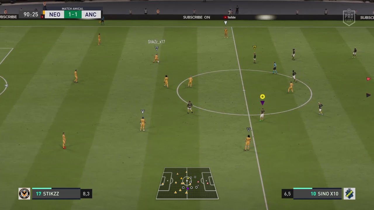 Stats Match 1 : EFA EFC CUP 1/4 - YouTube