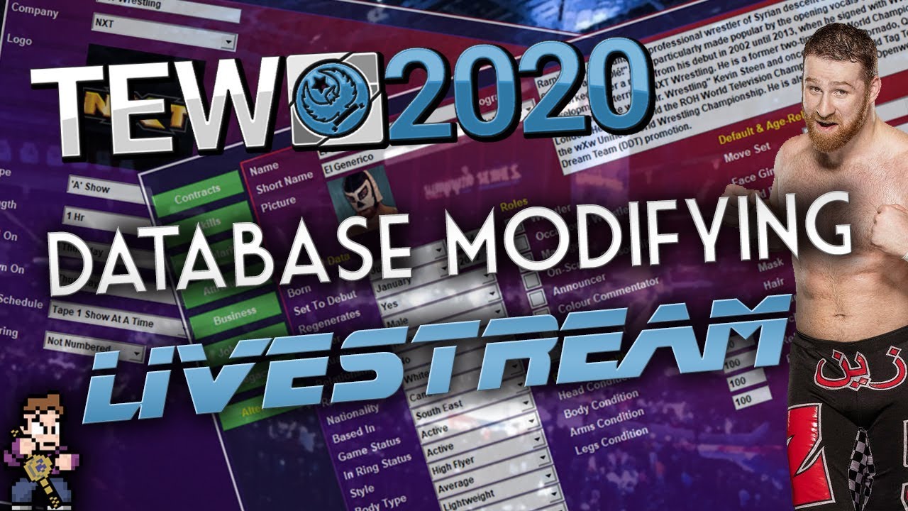 TEW 2020 LIVESTREAM | Database Editing For Release - YouTube