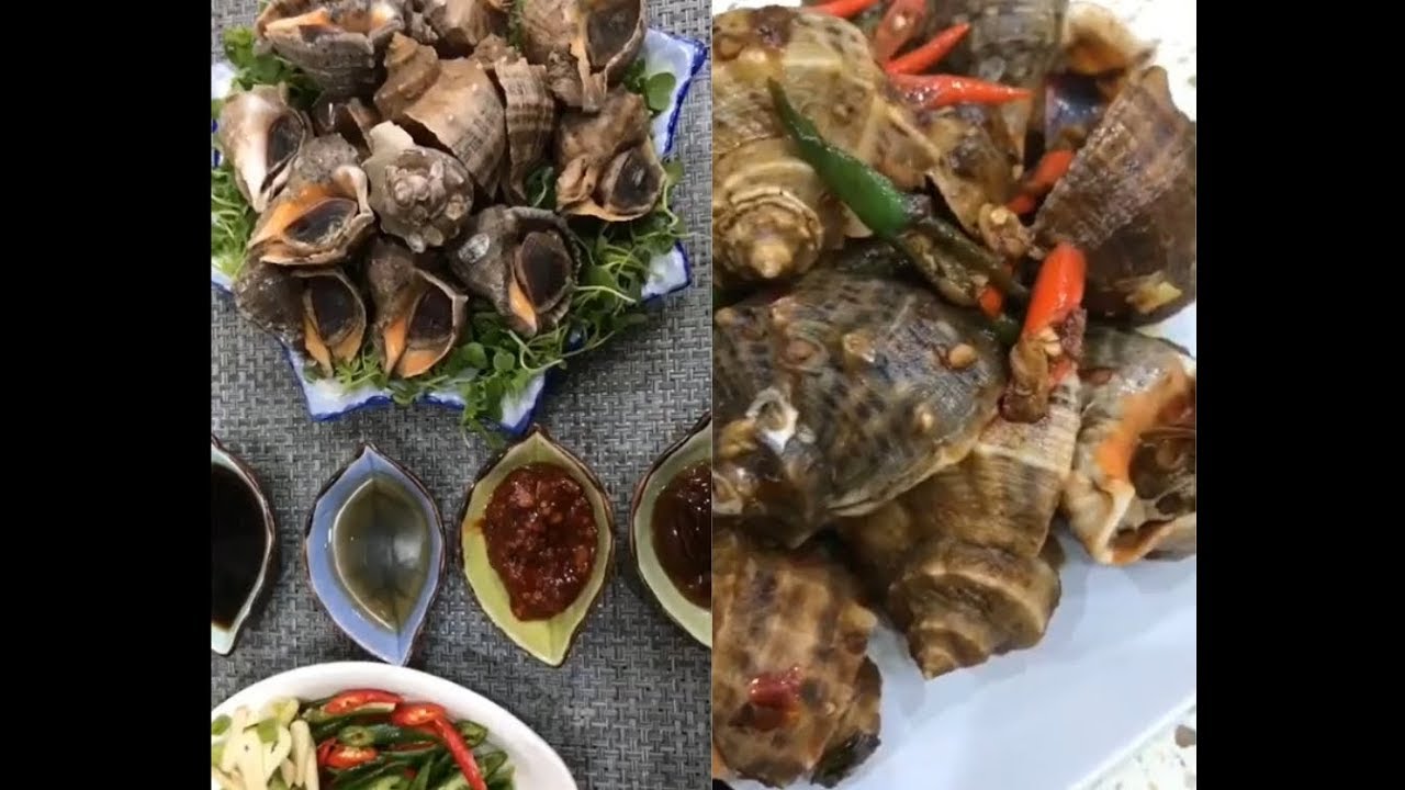 comment faire un escargot sauté épicé-chenal de crabe - YouTube