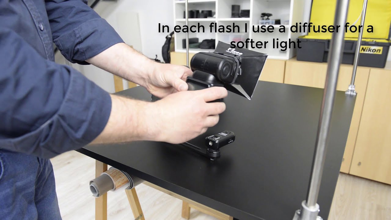 My setup for outdoor macro photography with triggers - YouTube