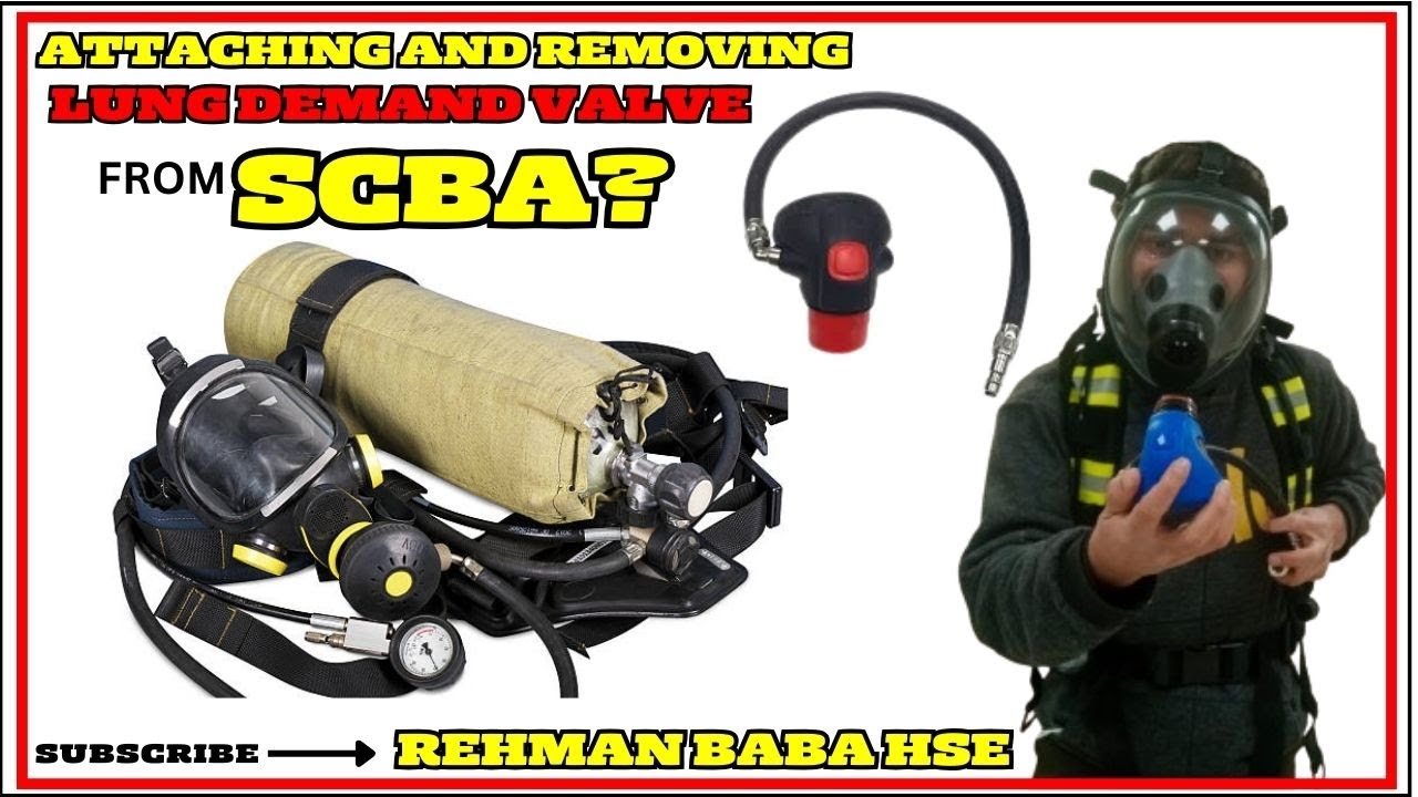 How to Join Lung Demand valve with SCBA?Assembling parts of self ...