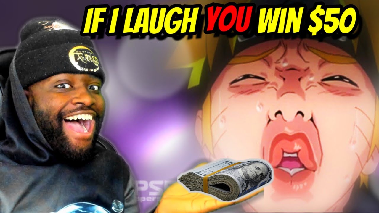 If I Laugh YOU Win $50😂💸 Try Not To Laugh Challenge (Anime Edition ...