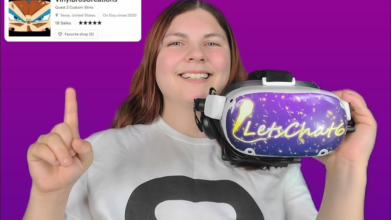 Quest 2 Vinyl Skins! | VinylBrosCreations Etsy Shop Review - YouTube