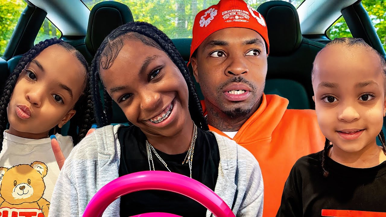 TEACHING MY 14 YEAR OLD DAUGHTER HOW TO DRIVE!!! - YouTube