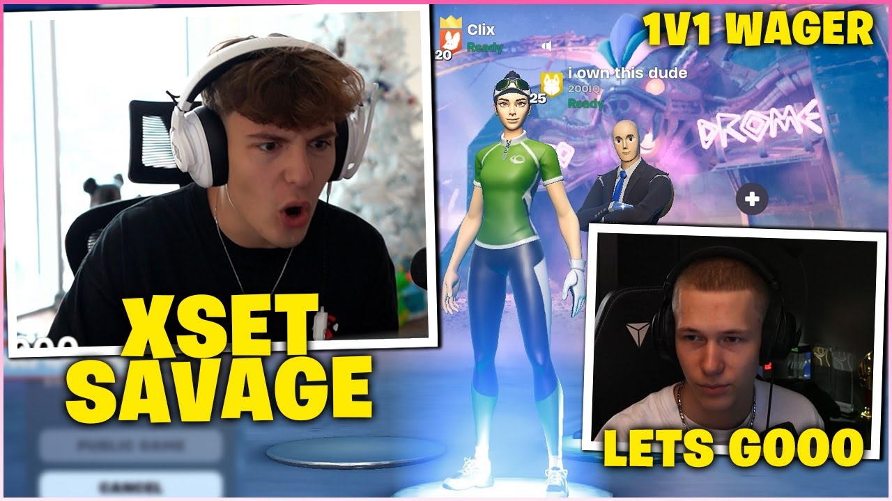 CLIX Excited To SIGN MR SAVAGE To XSET & Settle BEEF In 1v1 Wager ...