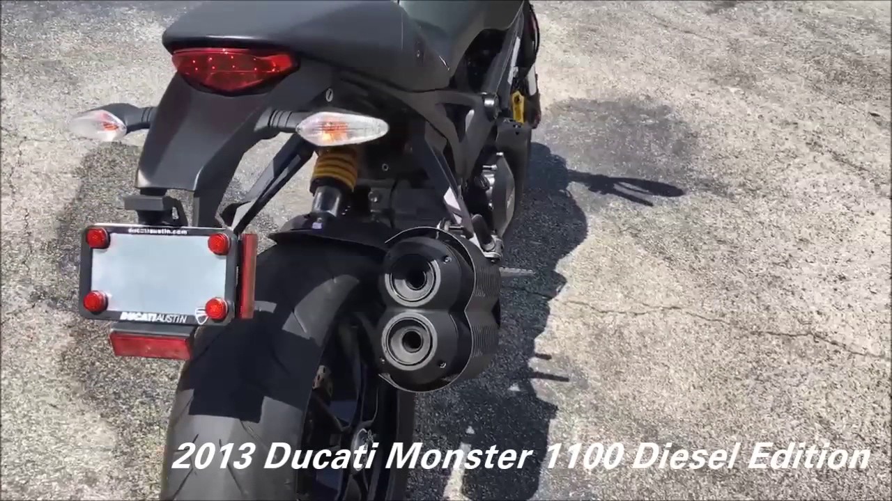 Monster 1100 Diesel Edition - YouTube