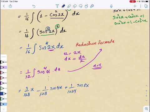 Lecture#2(Trigonometric Integrals-part#3| Integrating product of sines and cosines) - YouTube