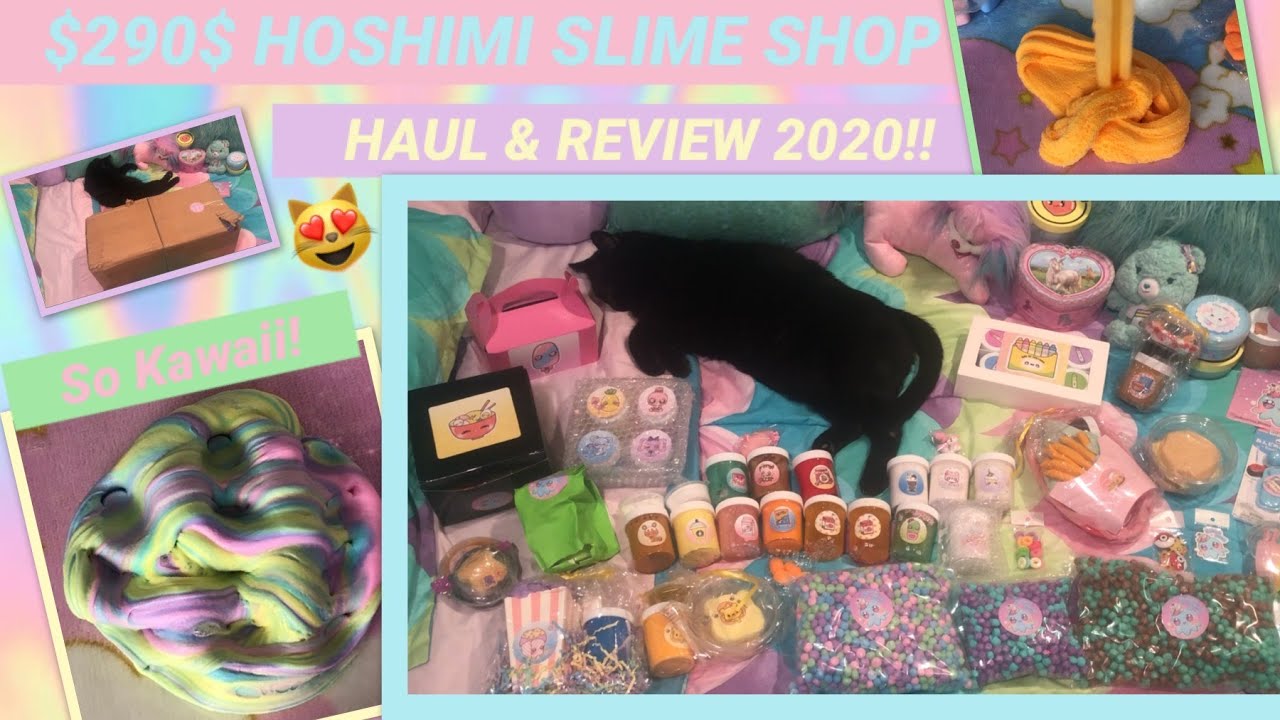 💜$270$ FAMOUS SLIME SHOP REVIEW 2020!!💜 HOSHIMI SLIME SHOP REVIEW, HAUL ...