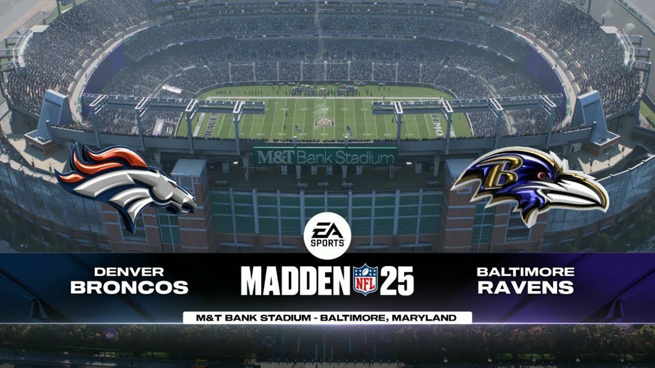 Madden 25 - Denver Broncos @ Baltimore Ravens - Week 9 - YouTube