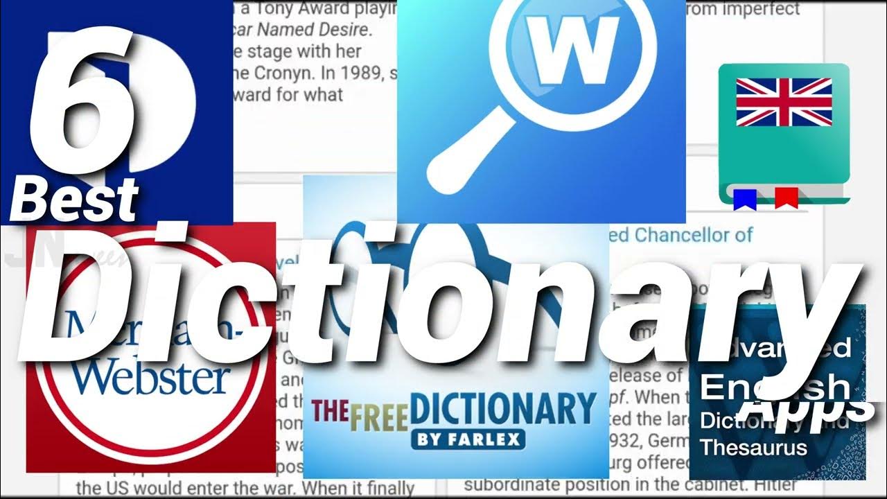 6 Best Dictionary Apps | Android/iOS | Improve Your Vocabulary - YouTube