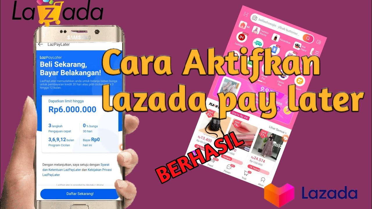 Cara mengaktifkan Lazada pay later. Berhasil!!! - YouTube