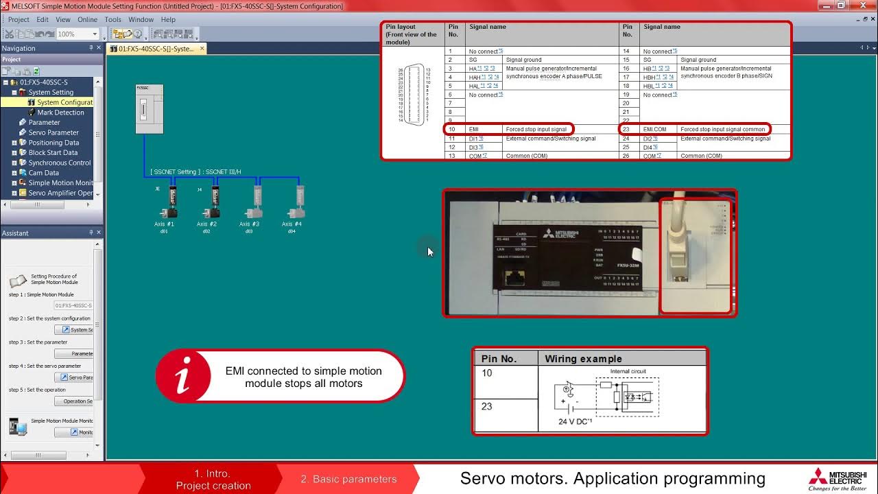 Servo drives Application programming Lesson 1 - Project creation - YouTube