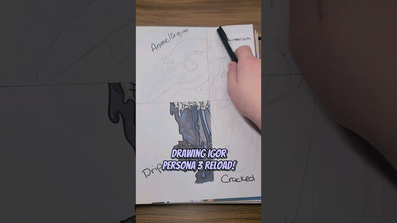 Drawing Igor -Persona 3 Reload! pt. 2 #drawing #persona #shorts - YouTube