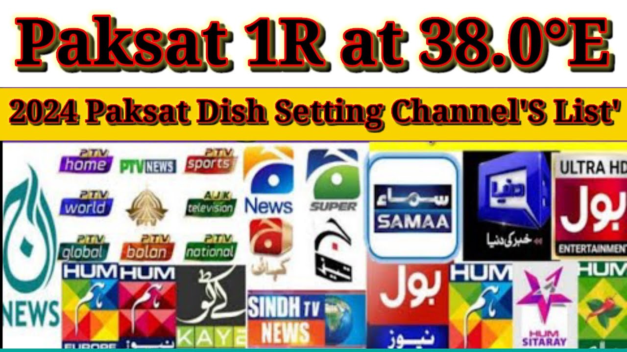 How To Paksat 1R at 38.0°E New Chennal'S List'. Update And Dish 📡 ...