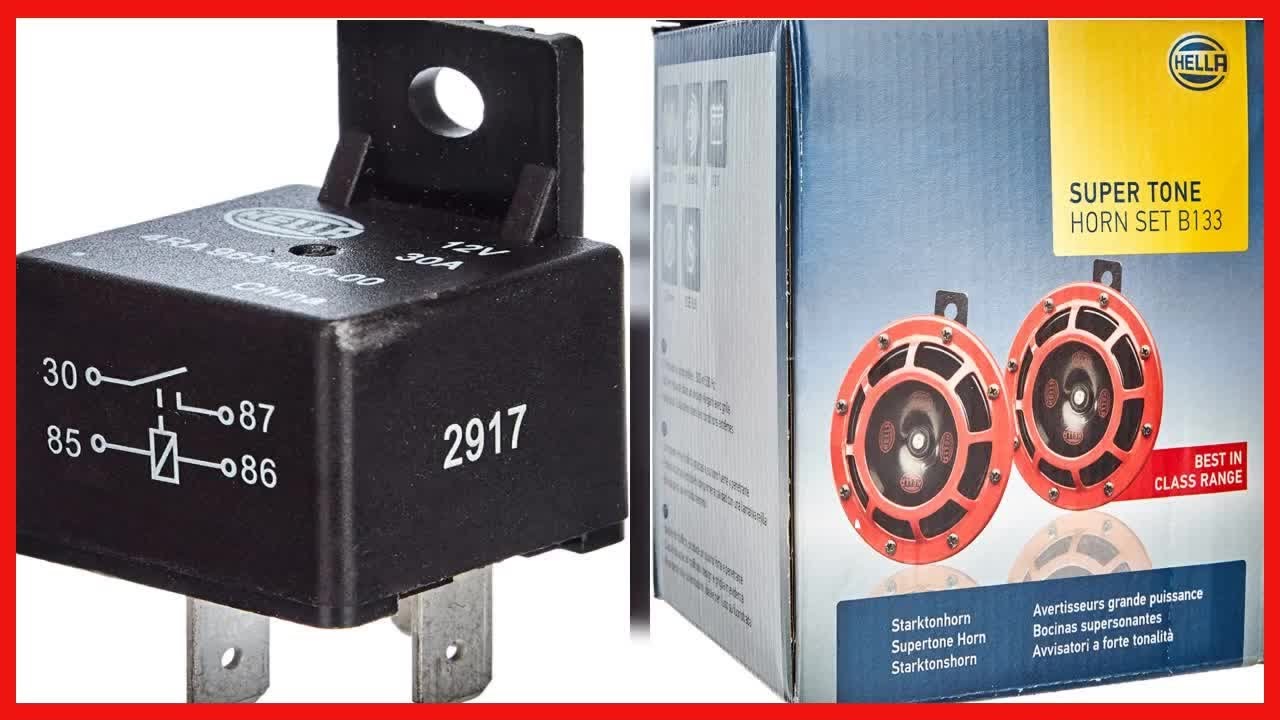 Great product - Hella Stark Sound – 109.23.37 – Red Set 12 V High/Low ...