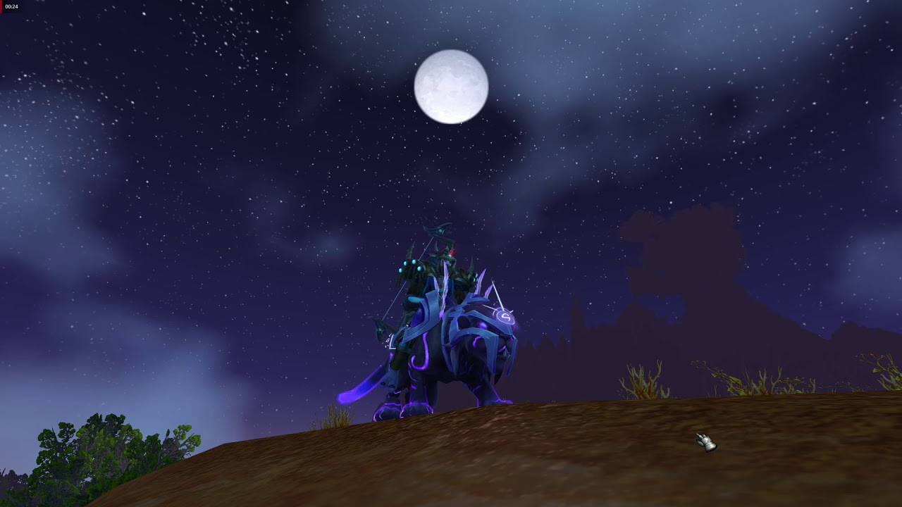World of Warcraft: Nightborne Manasaber Mount - YouTube