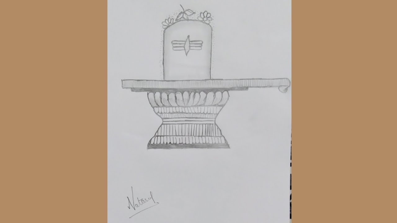 How to draw Shiva Lingam ||Shivling Drawing Easy || Pencil sketch ...