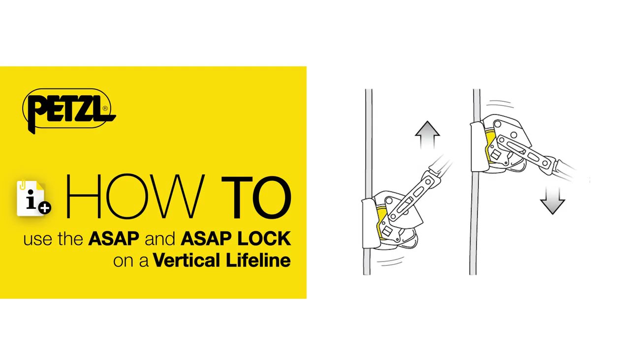 HOW TO - Use ASAP and ASAP LOCK on a Vertical Lifeline - YouTube