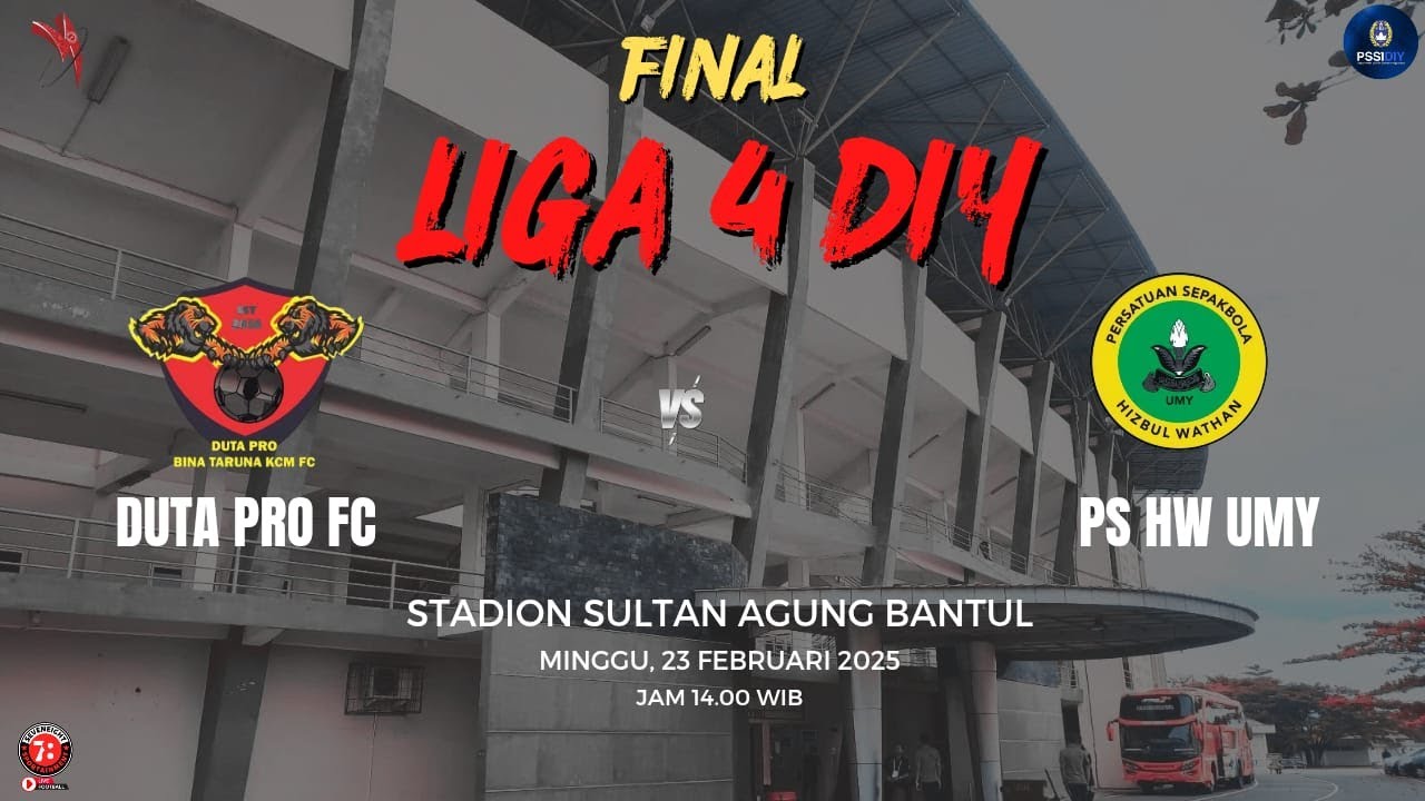 FINAL LIGA 4 DIY : DUTA PRO FC VS PS HW UMY #livestreaming # ...