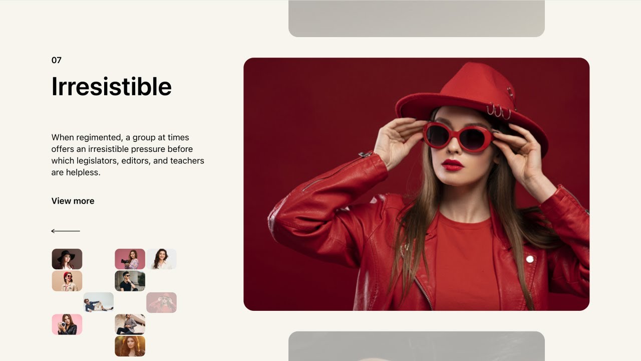 Amazing Grid Zoom Landing Page Using GSAP Animation - YouTube