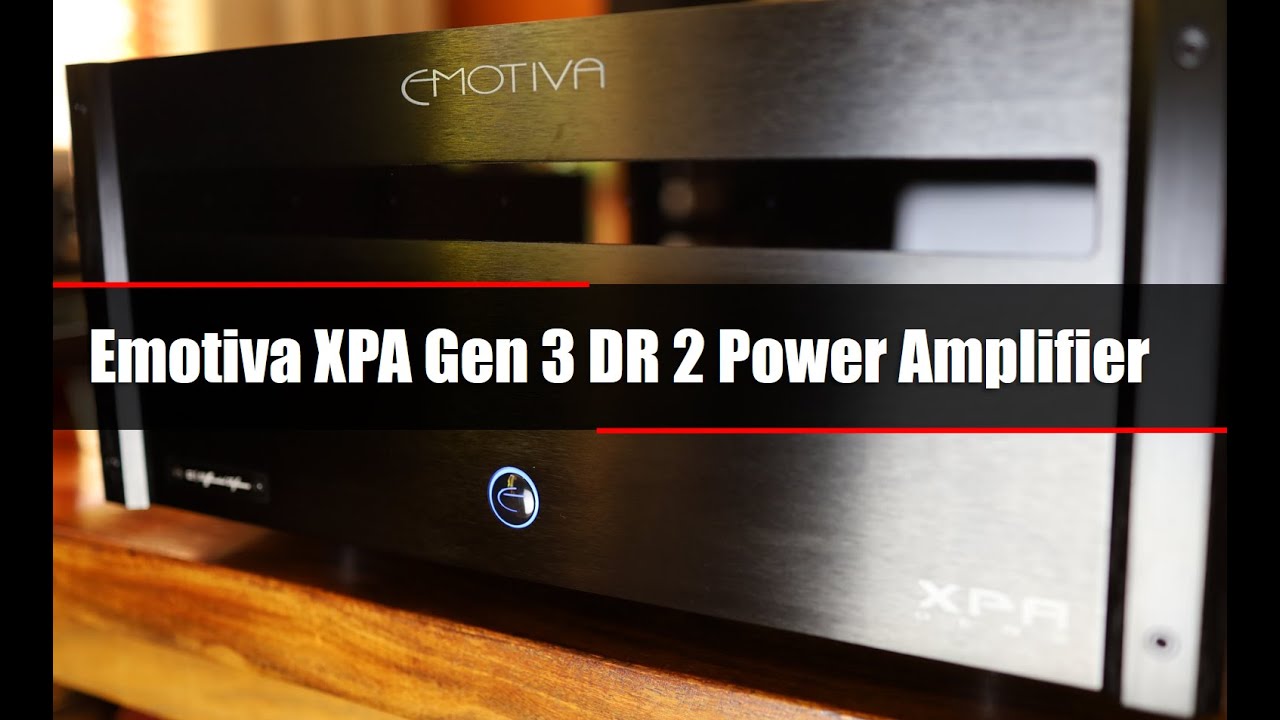 Review: Emotiva XPA Gen 3 DR 2 Power Amplifier - YouTube