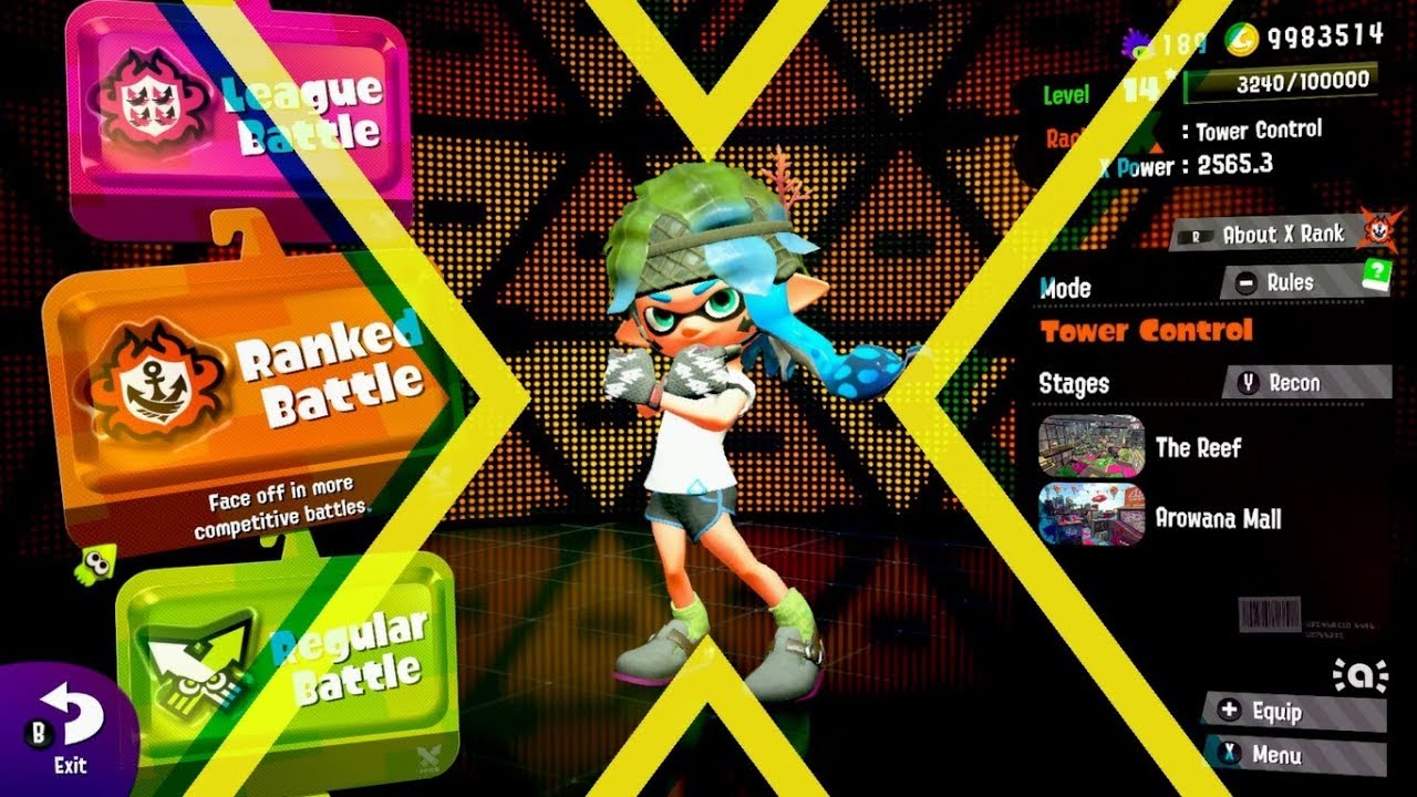 RANGO X!! | Asalto Almeja - Hydra Splatting | Splatoon 2 - YouTube