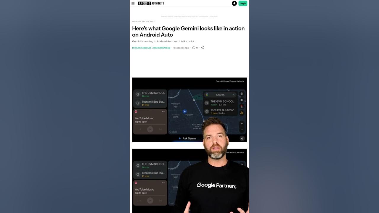 Google Gemini Transforms Android Auto With Engaging Conversational AI Experience - YouTube