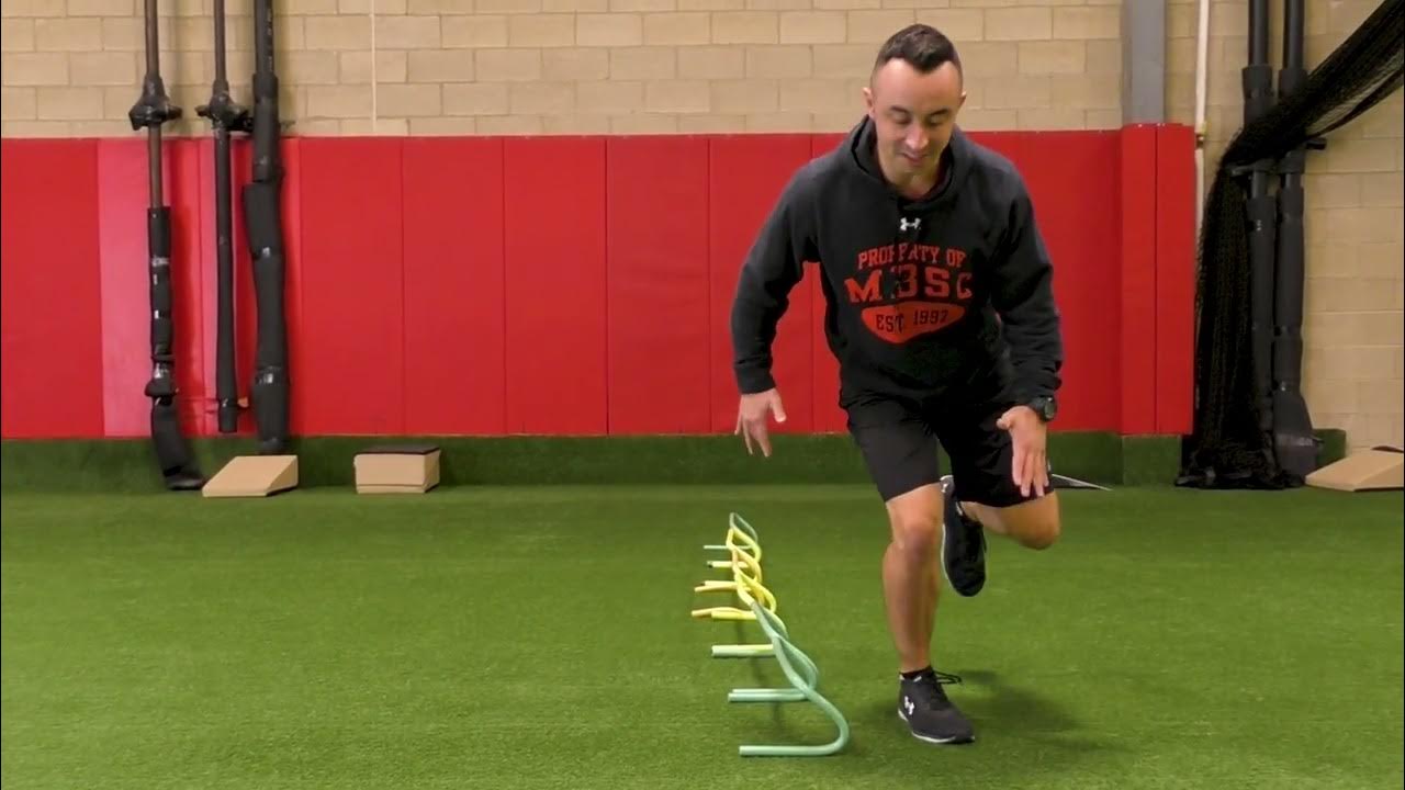 Continuous Medial Lateral Hurdle Hop - YouTube